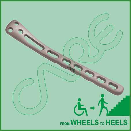 Locking Posteromedial Proximal Tibia Plate 3.5mm - ORTHO CARE